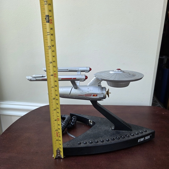 Other | Vintage Star Trek Uss Enterprise Telephone Phone 1993 Telemania ...